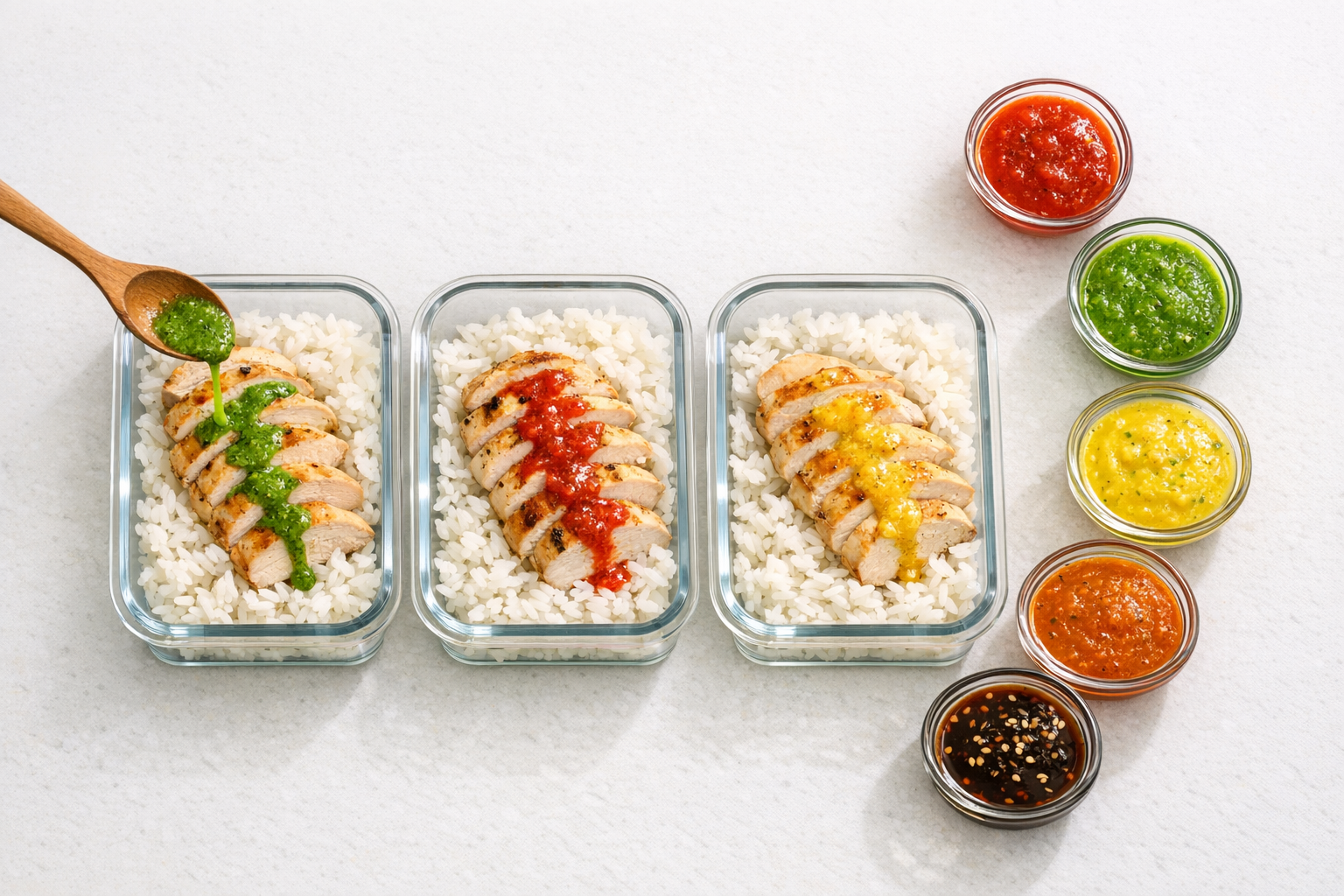 Best Low Calorie Sauces For Chicken Rice And Meal Prep Taste Flavor Co