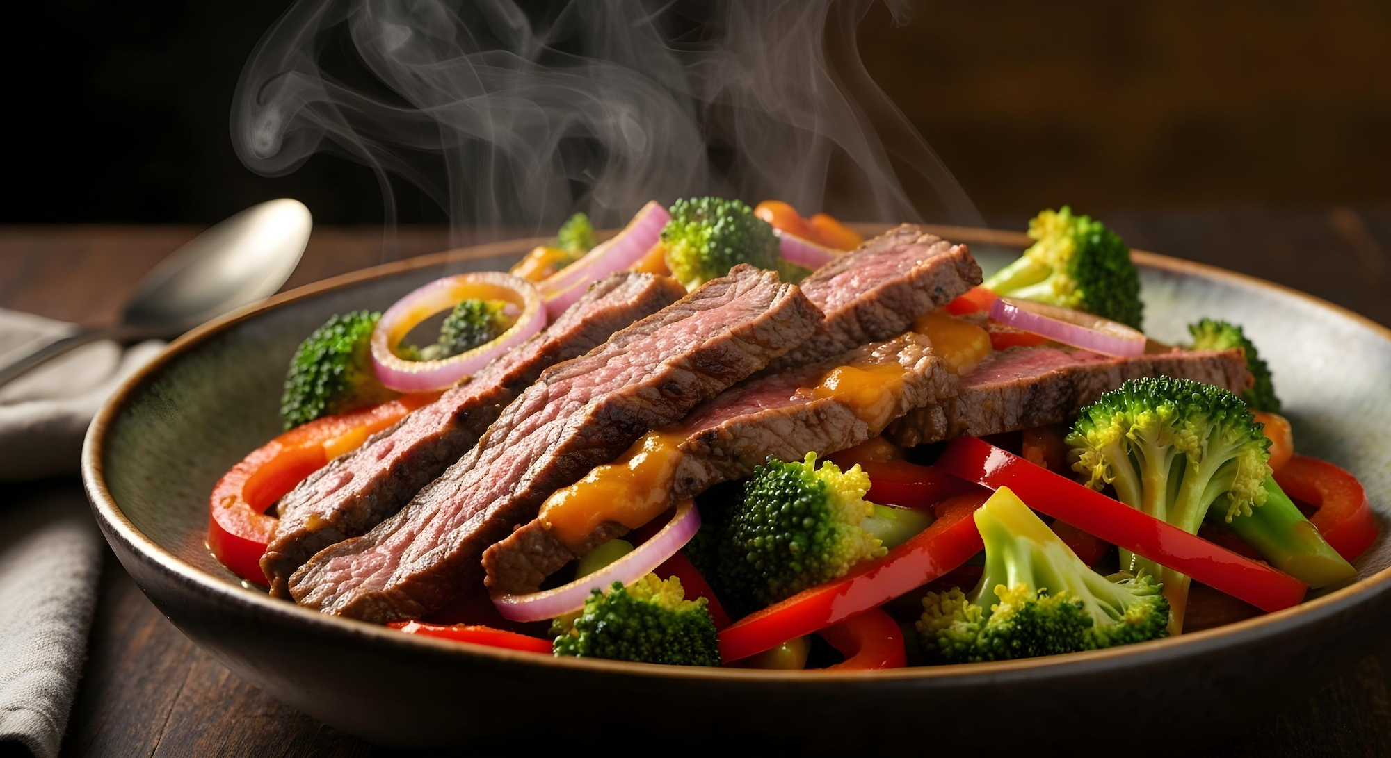 Fiery Beef and Veggie Stir-Fry – Taste Flavor Co.